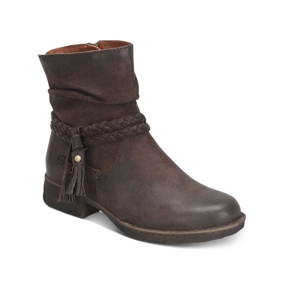 Born | Shoes | Born Womens Brown Wrapastrap Ouvea Toe Block Heel ...